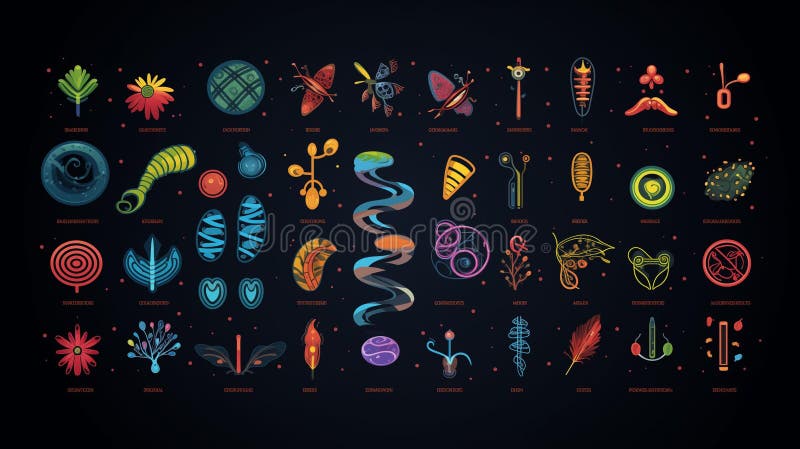 Colorful Abstract Designs Showcasing Various Organic Shapes and ...