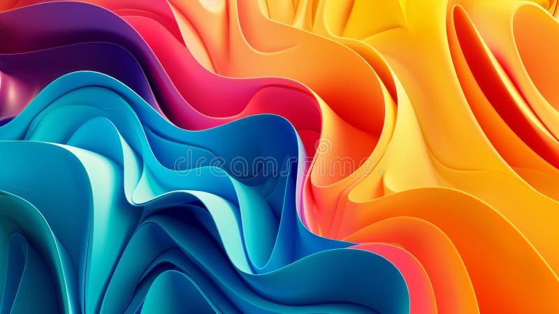 Colorful Abstract Desktop Wallpaper with Abstract Patt Stock ...