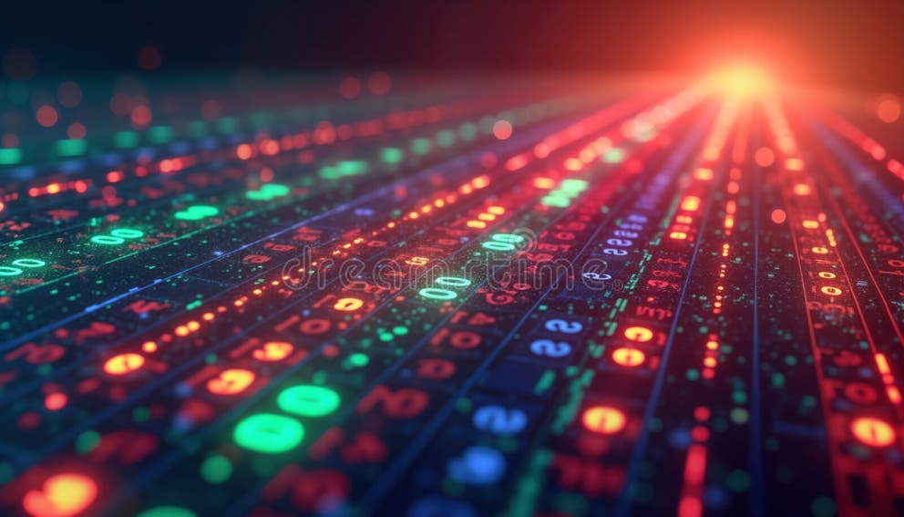 Numbers Tech Background Stock Illustrations – 12,439 Numbers Tech ...