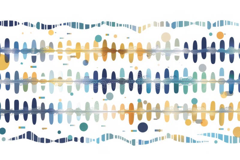 Colorful Abstract DNA Sequence Pattern, Artistic and Vibrant ...