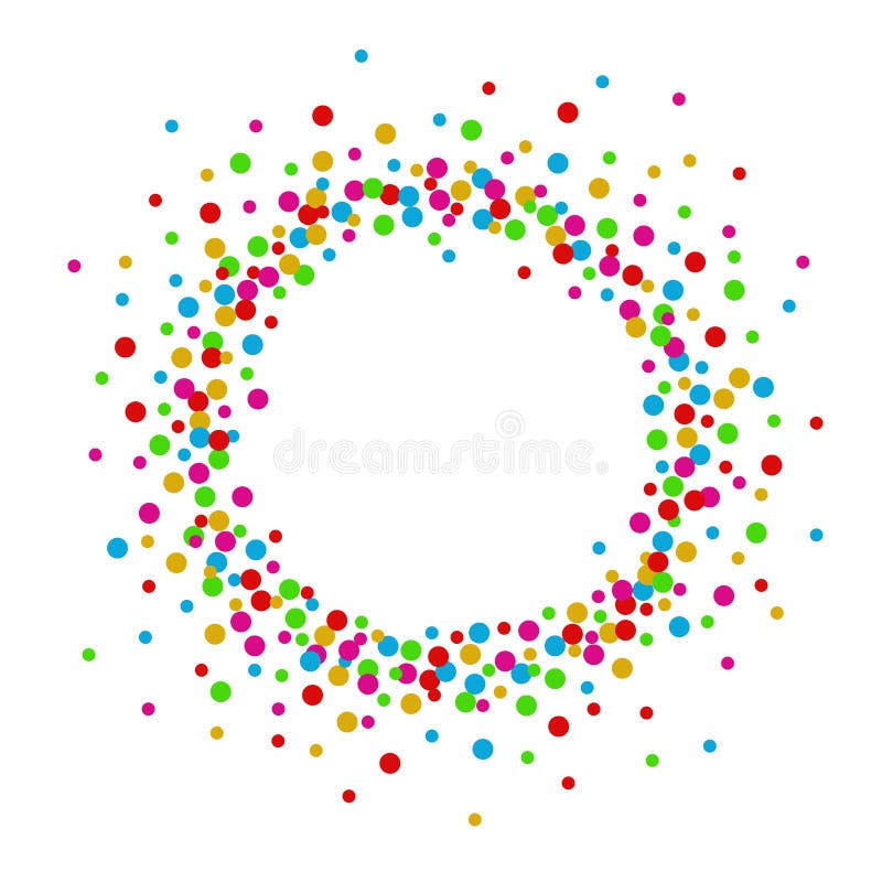 Colorful Abstract Dot Background with Space for Text Stock Vector ...