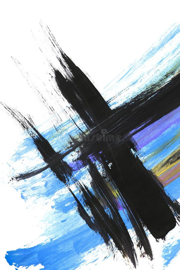 Colorful abstract drawing stock image. Image of blend - 204886507