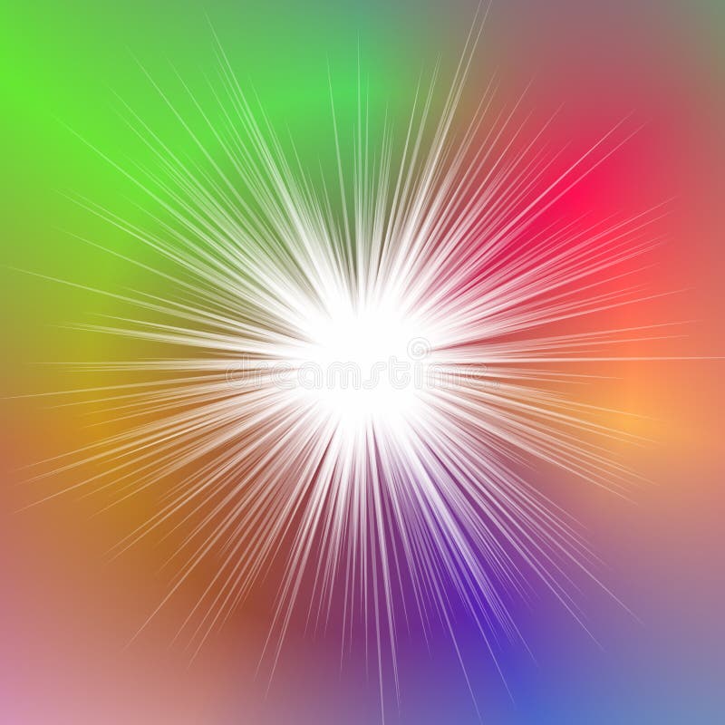 Colorful Abstract Dynamic Blurred Ray Background - Gradient Design ...
