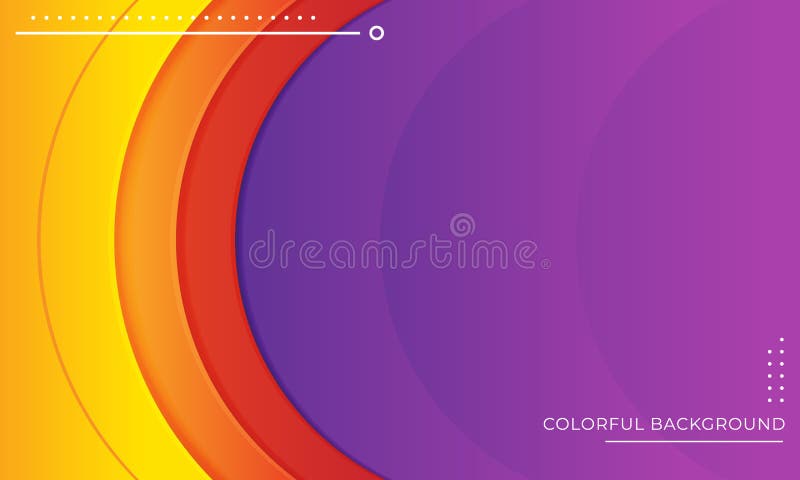 Colorful Abstract Empty Background Design for Many Purpose Stock Vector ...
