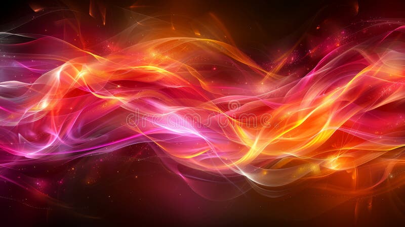 Colorful Abstract Energy Wave Background with Vibrant Visuals and ...