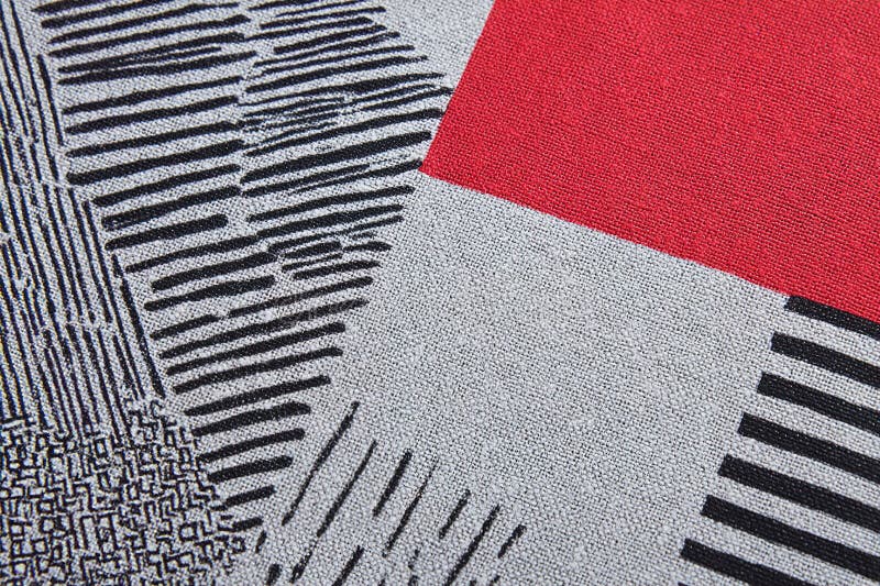 Colorful Abstract Fabric Design Featuring Various Textures and Patterns ...