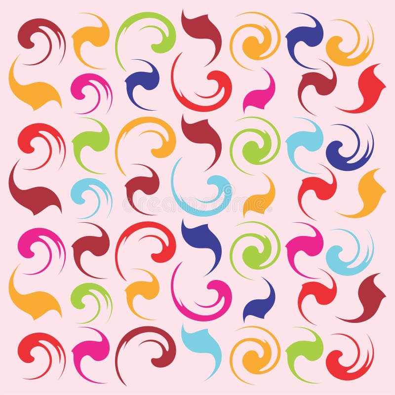 Colorful Abstract Floral Seamless Pattern Vector Image Cdr X6 Stock ...