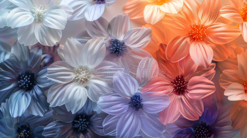 Colorful Abstract Flower Gradient Background Stock Photo - Image of ...
