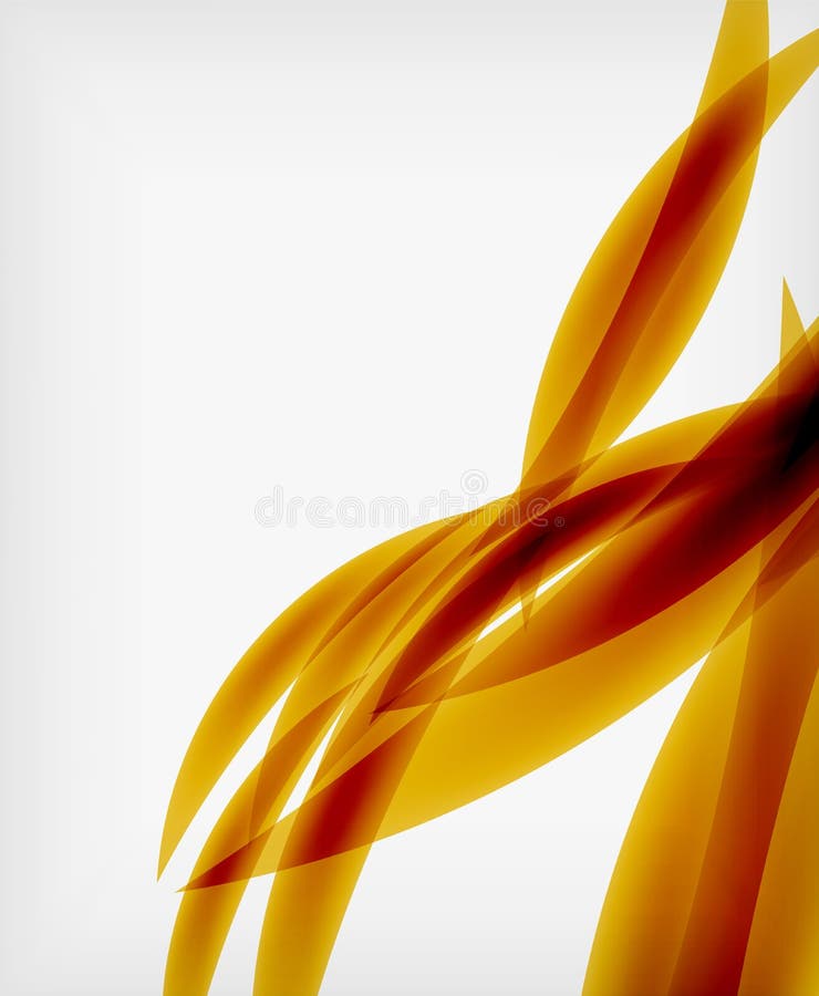 Colorful Abstract Flowing Elegant Lines Stock Vector - Illustration of ...
