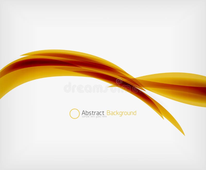 Colorful Abstract Flowing Elegant Lines Stock Vector - Illustration of ...