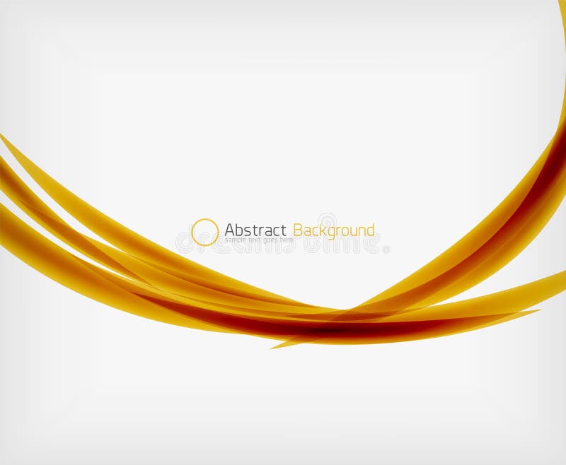 Colorful Abstract Flowing Elegant Lines Stock Vector - Illustration of ...