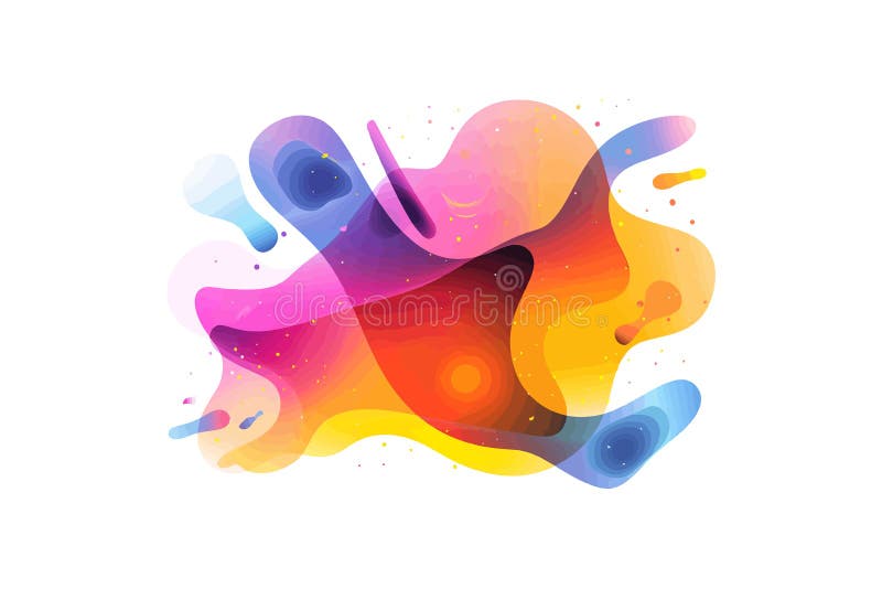 Colorful Abstract Fluid Art. Vector Illustration Design Stock ...
