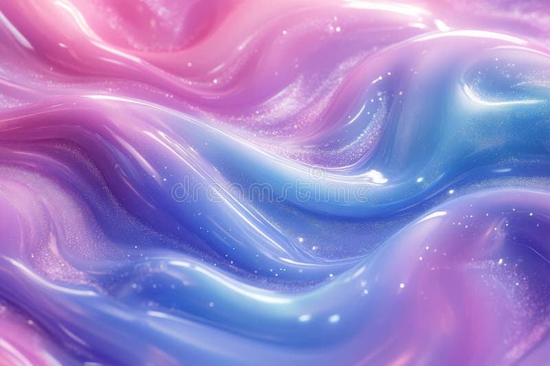 Colorful Abstract Fluid Background with Smooth Liquid Gel Texture ...