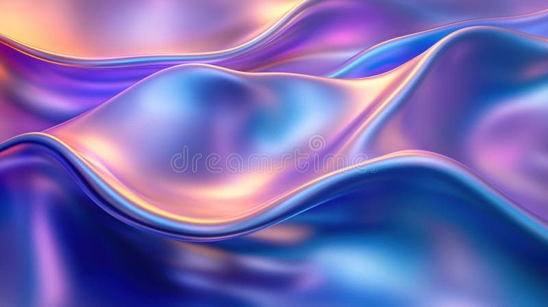Colorful Abstract Fluid Wavy Silk Texture in Soft Light Shades Stock ...