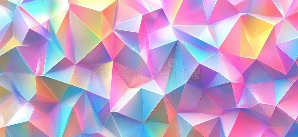 Colorful Abstract Geometric Background with Pastel Hues and Sharp ...
