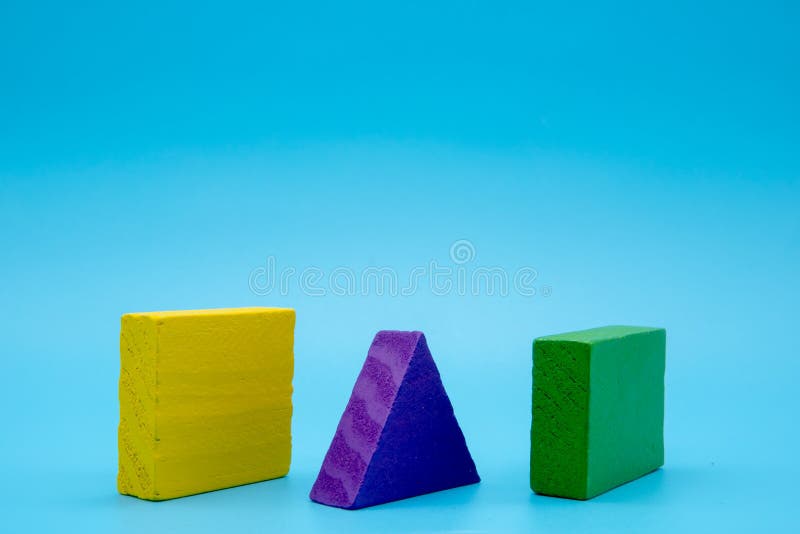 Colorful Abstract Geometric Background with Three-dimensional Solid ...