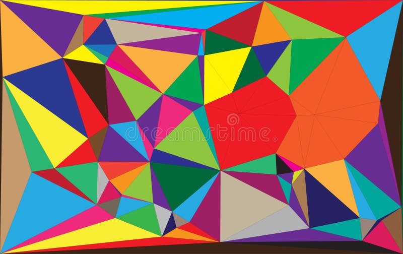 Colorful Abstract Geometric Mosaic Pattern for Creative Backgrounds ...