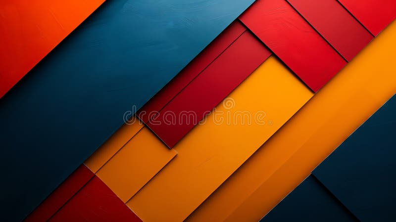 Colorful Abstract Geometric Pattern, Bold Colors, Sharp Contrasts ...