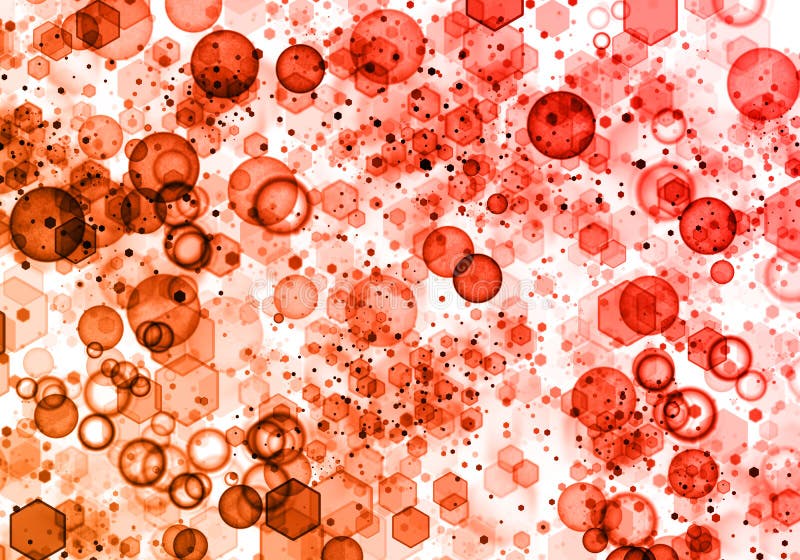 Colorful Abstract Geometric Pattern. Bubble Ornamental Background Stock ...