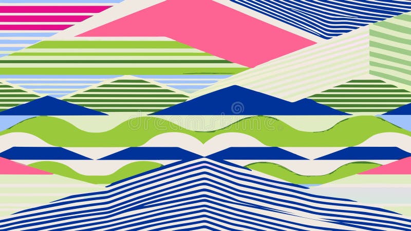Colorful Abstract Geometric Patterns Background Design Stock Image ...