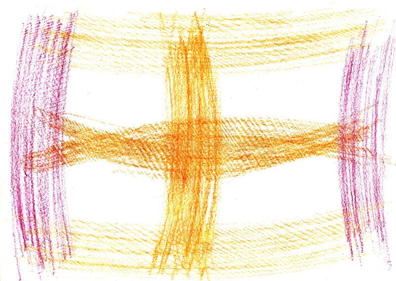 Colorful Abstract Geometric Shapes Crosshatch Pattern Design Isolated ...