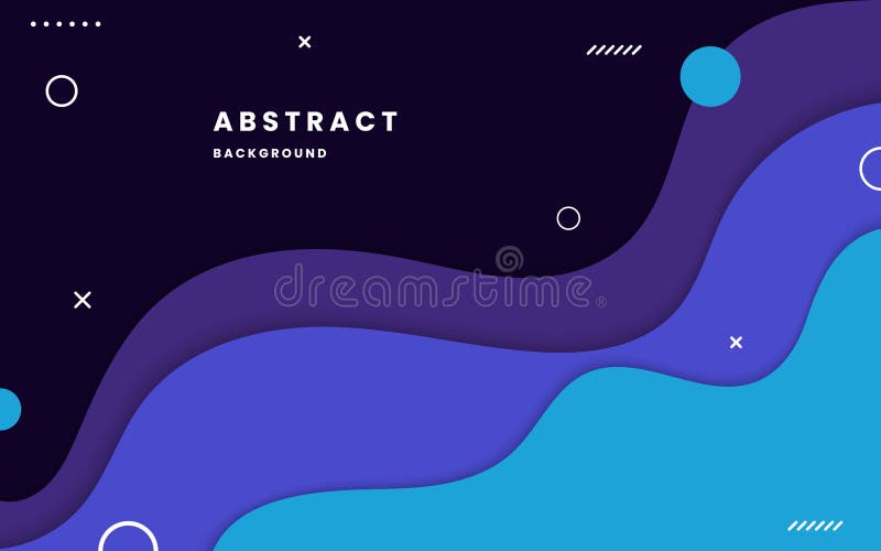 Colorful Abstract Geometric Shapes Design Element Background. Dark ...