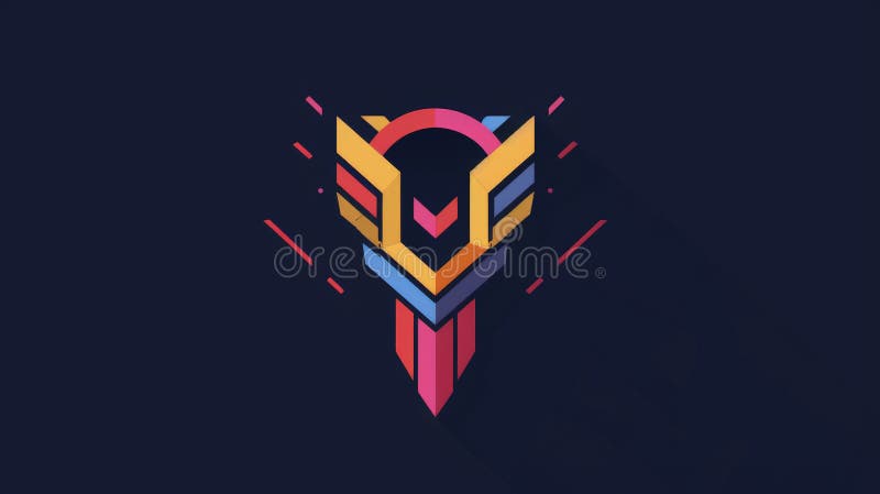 Abstract Geometric Design for a Cutting-Edge Look Stock Illustration ...