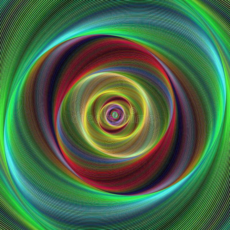 Geometric Spiral Background - Vector Graphic Design from Twisted Rays ...