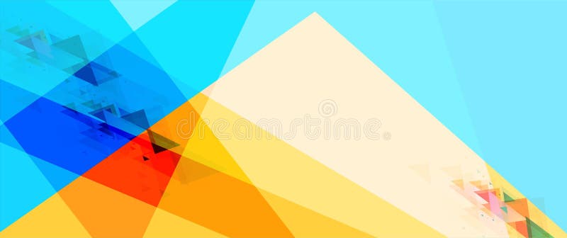 Colorful Abstract Geometric Triangle Shapes Background Design Stock ...