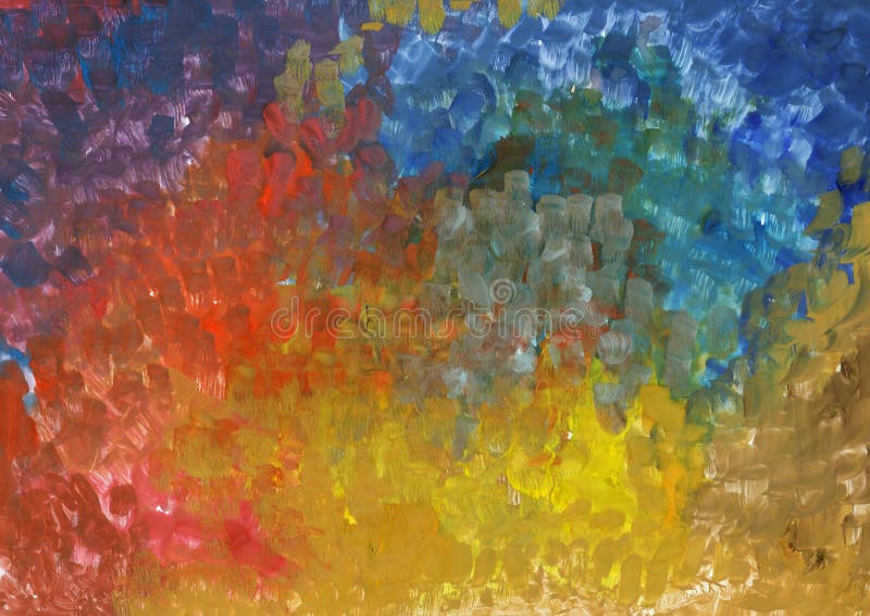 Colorful Abstract Gouache Paint Texture on Paper, Gradient Background ...