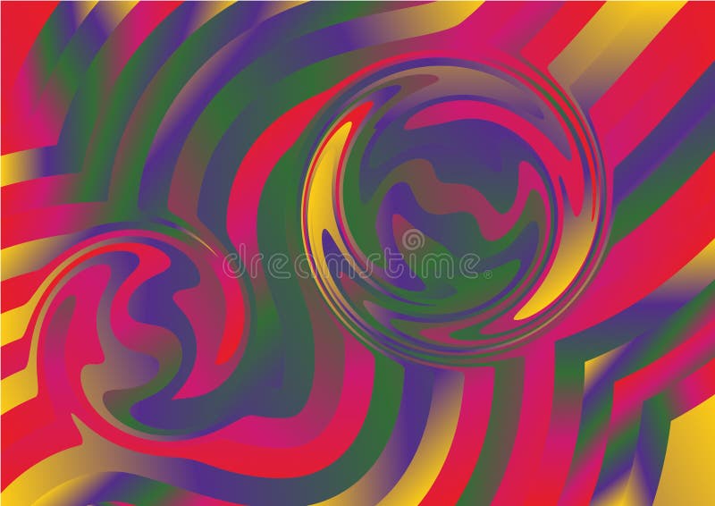 Colorful Abstract Gradient Distorted Lines Background Stock Vector ...