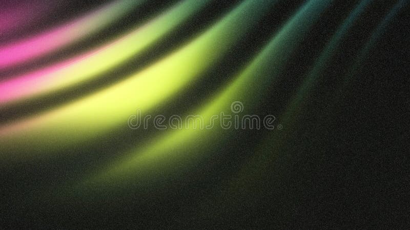 Colorful Abstract Gradient Light Waves on Dark Background Stock Photo ...
