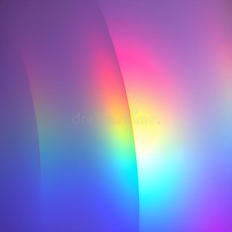 Colorful Abstract Gradient with Rainbow-Like Light Pattern on Smooth ...