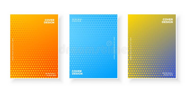 Abstract Cover Page Design with Curve Shapes Stock Vector ...