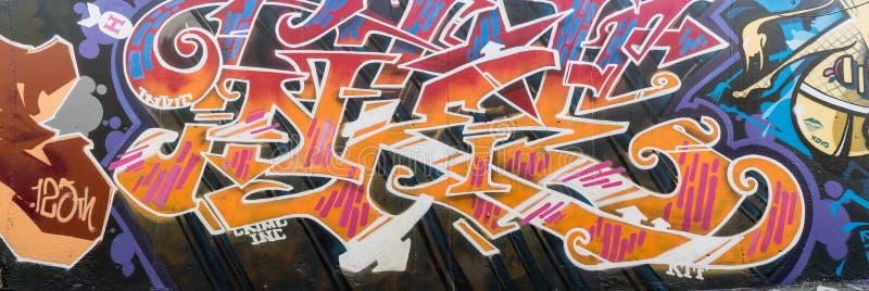 Colorful Abstract Graffiti World Editorial Photography - Image of ...