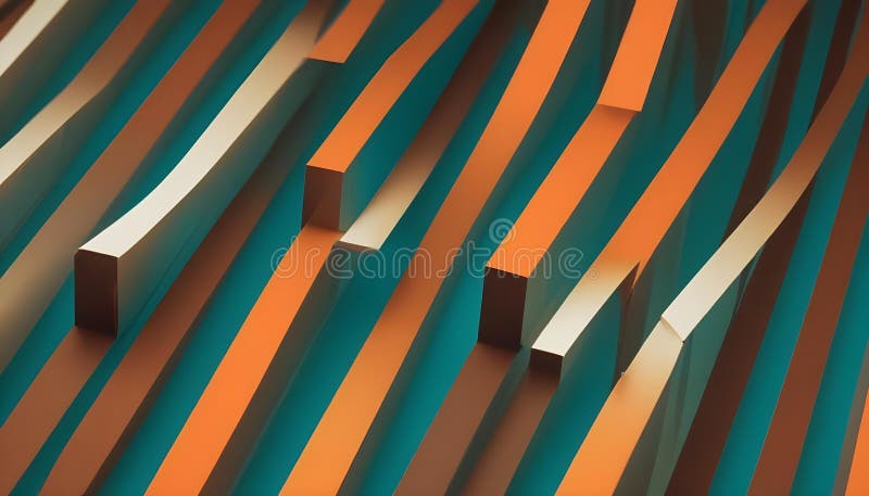Colorful Abstract Graph with Vertical Bars in a Gradient, Stock ...
