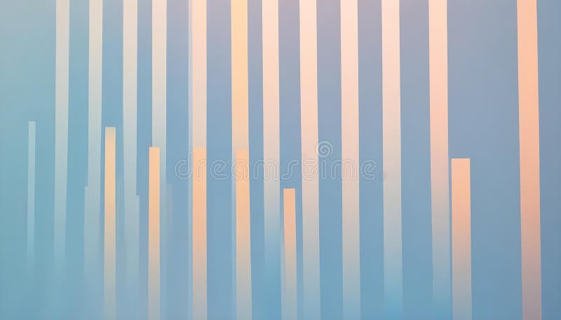 Colorful Abstract Graph with Vertical Bars in a Gradient, Stock ...