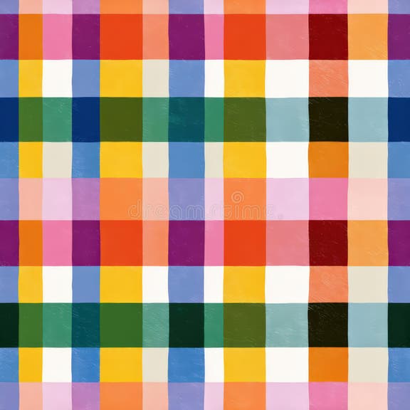 Colorful Abstract Grid Pattern with Vibrant Squares and Rectangles ...