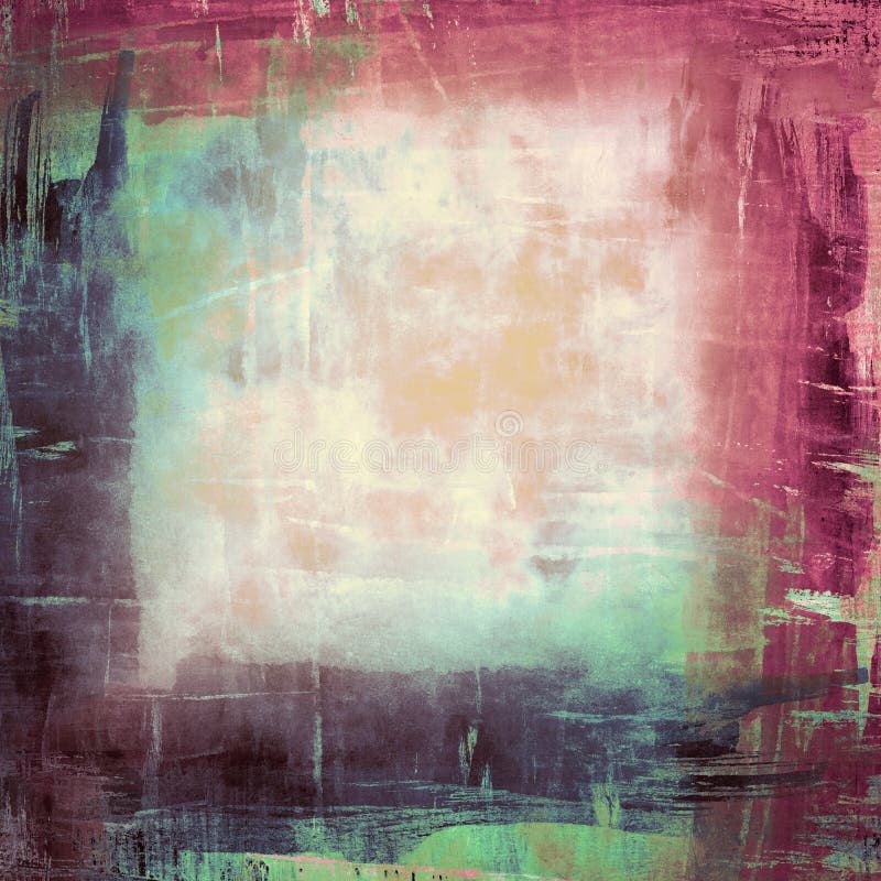 Colorful Abstract Grunge Collage Background with Stock Illustration ...