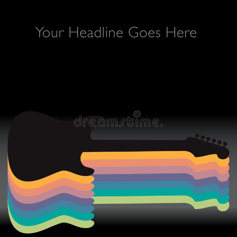 Rock star guitars stock vector. Illustration of star, text - 5112931