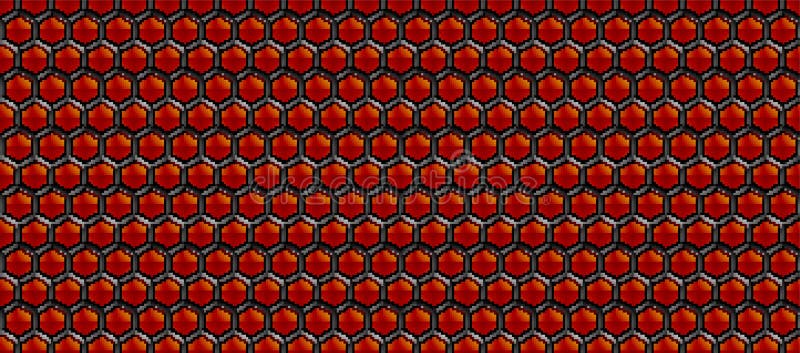 Colorful Abstract Hexagon Structure Geometric Background Pixel Art ...