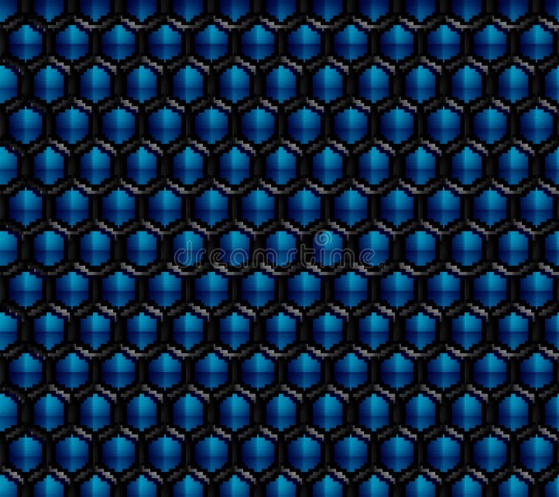 Colorful Abstract Hexagon Structure Dark Geometric Background Pixel Art ...