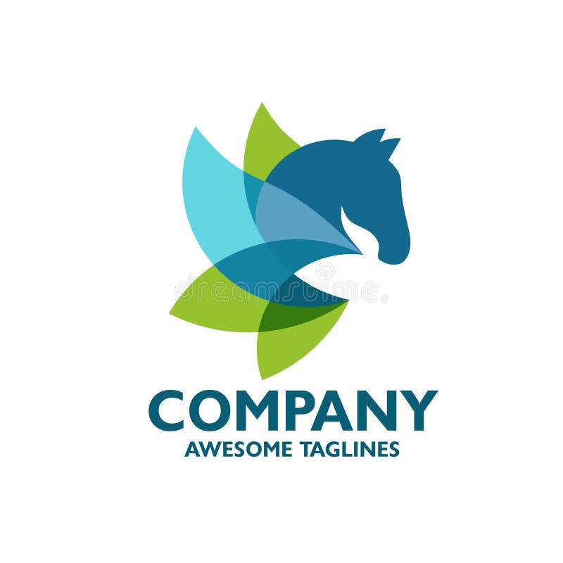 Colorful Abstract Horse Logo Stock Vector - Illustration of isolated ...
