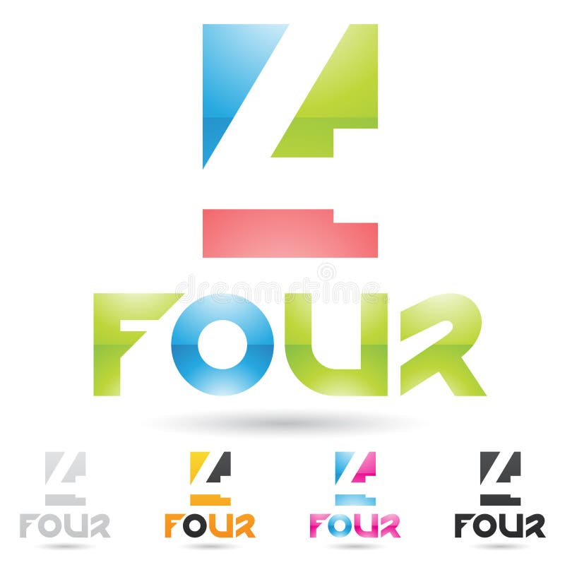 Number 4 Logo Design