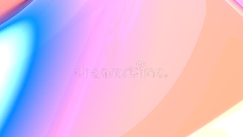 Colorful Abstract Illustration - Curved Pattern. 3d Rendering, Cgi ...