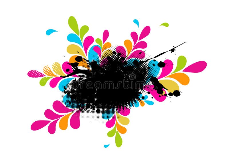 Colorful Abstract Illustration. Vector Stock Vector - Illustration of ...
