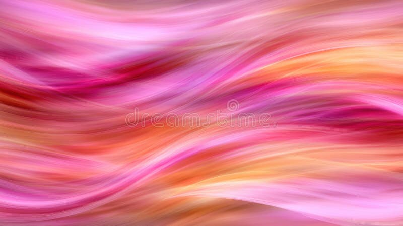 Colorful Abstract Image Featuring Wavy Patterns in Pink and Orange Hues ...