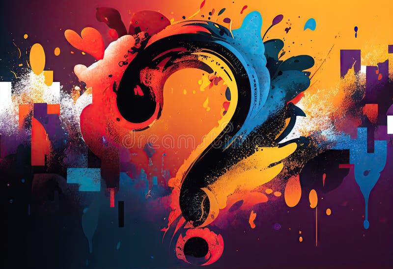 Stylized question mark stock vector. Illustration of answer - 52973501