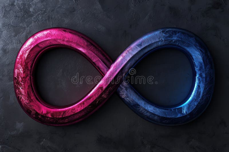 Colorful Abstract Infinity Symbol Stock Illustration - Illustration of ...