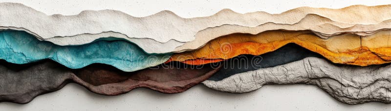 Colorful Abstract Layered Textures Create a Stunning Visual Effect ...